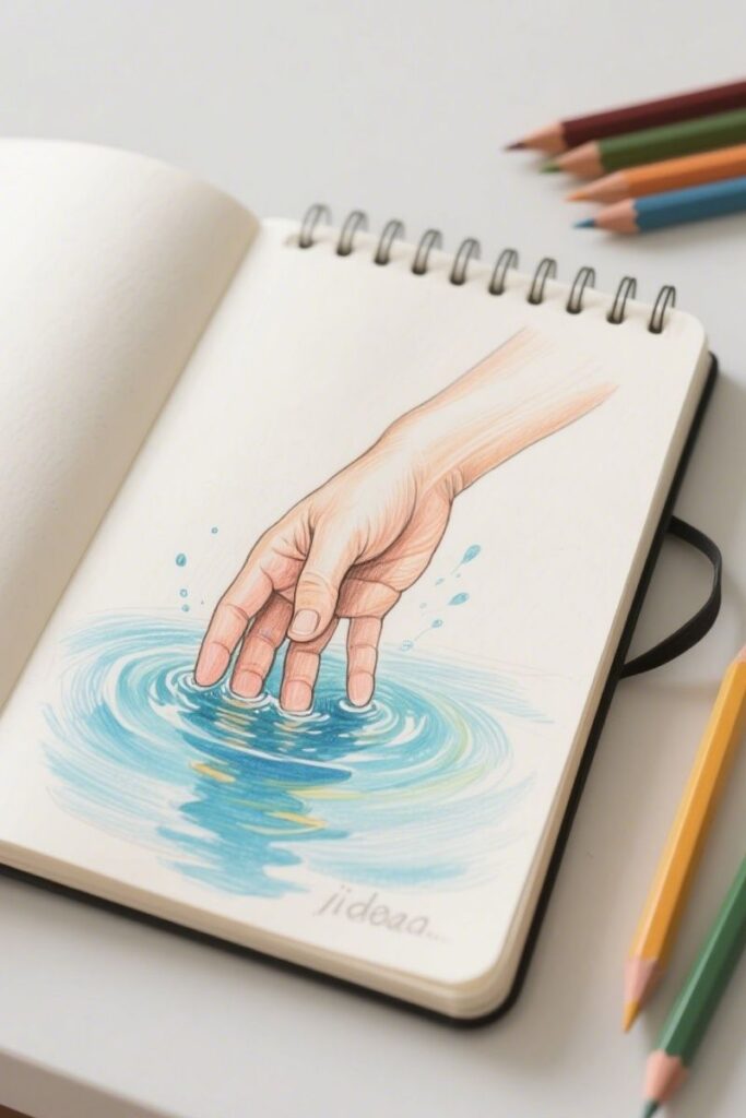 20 Hand Drawing Ideas That Go Beyond Basic Poses | I Paint You Sip