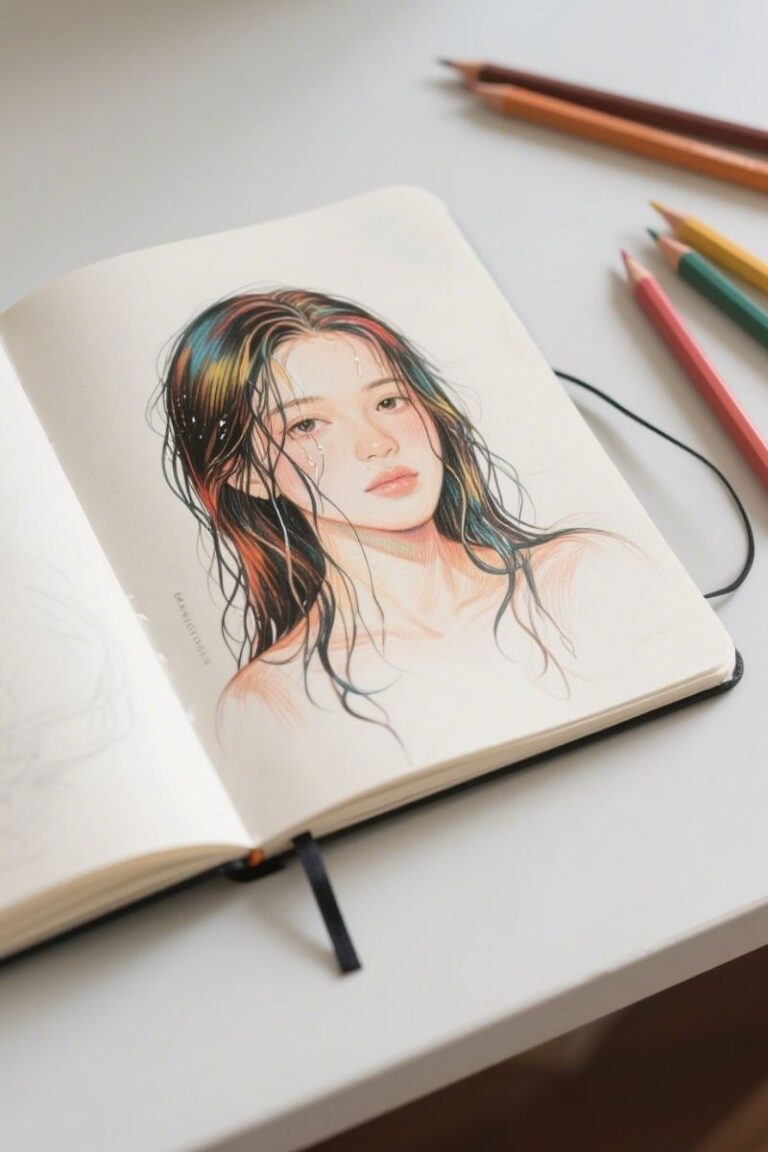 21 Hair Drawing Ideas That Add Flow, Drama, and Personality to Every ...