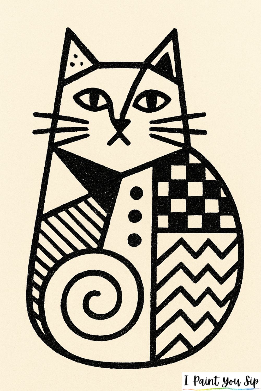 19 Cute and Easy Cat Drawing Ideas | I Paint You Sip