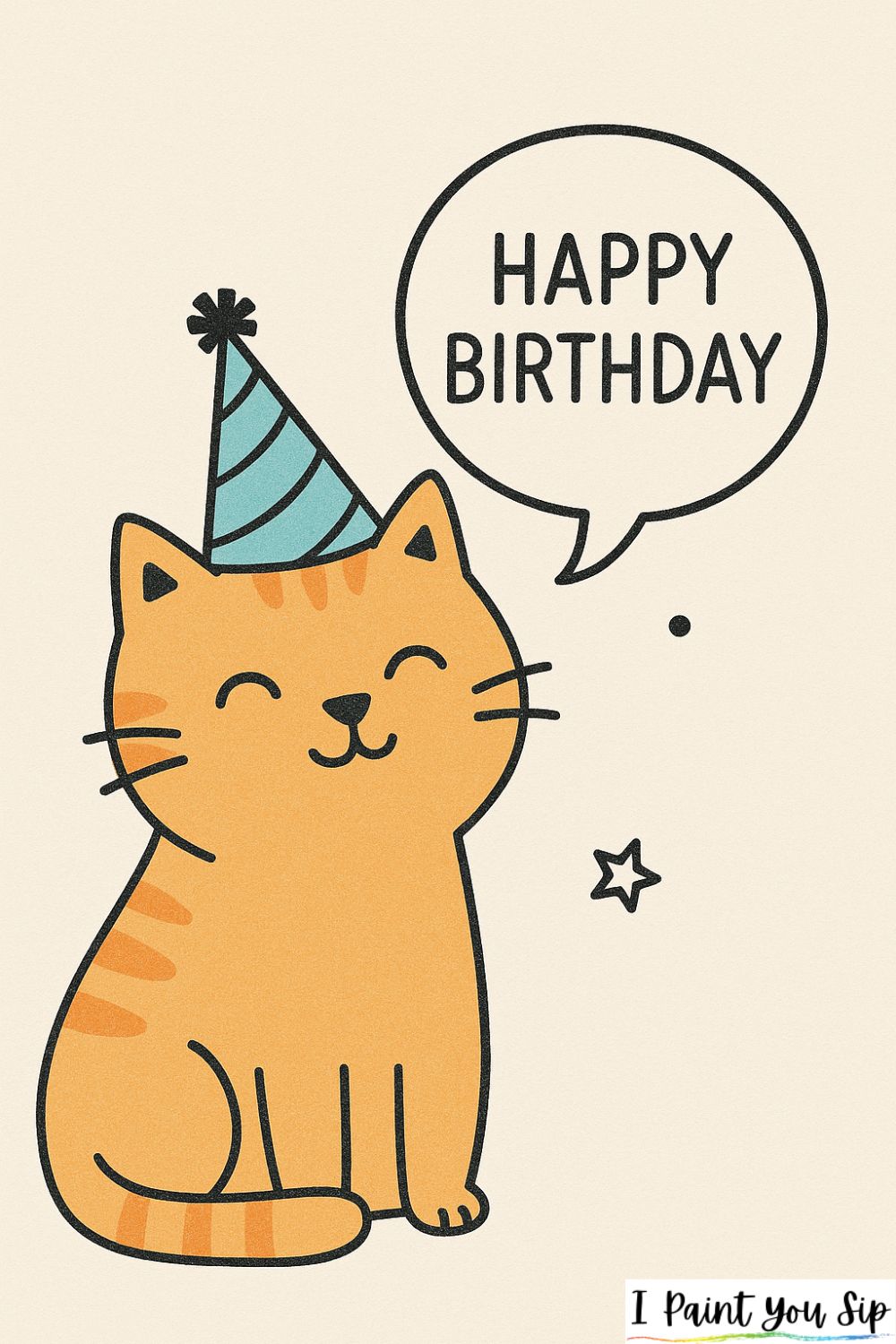 17 Birthday Card Drawing Ideas That’ll Make Anyone Smile | I Paint You Sip