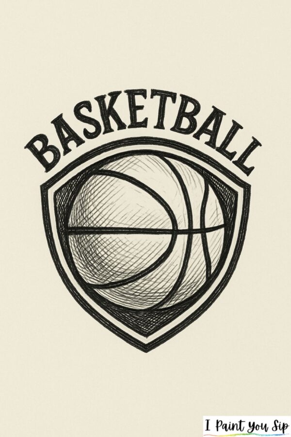 15 Fun Basketball Drawing Ideas Anyone Can Try | I Paint You Sip
