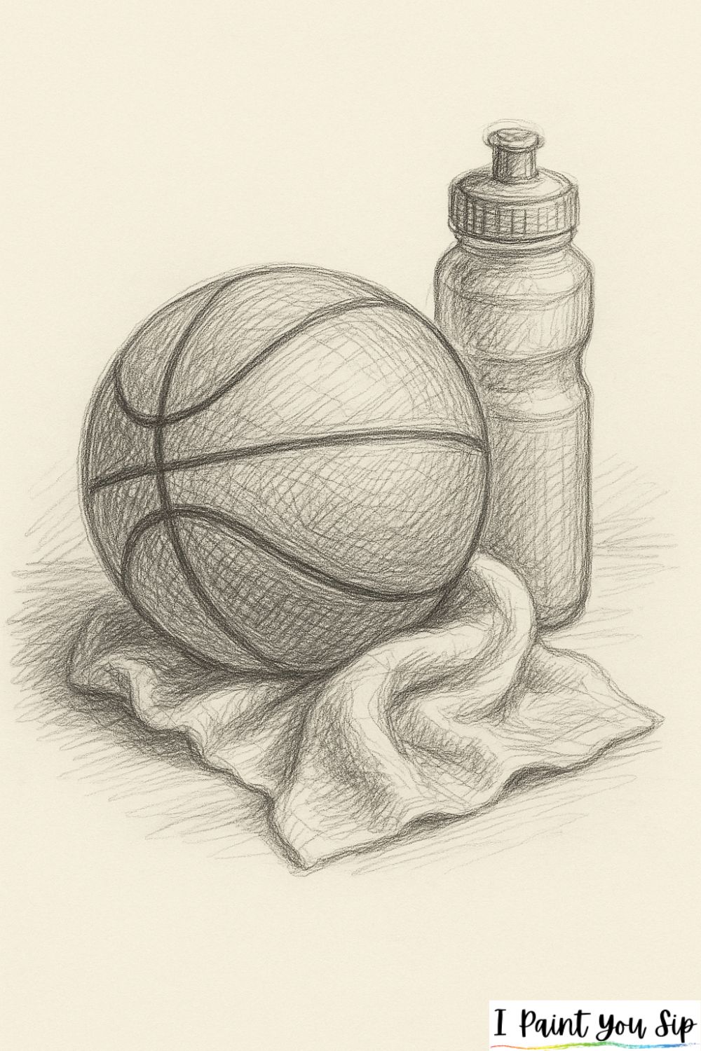 15 Fun Basketball Drawing Ideas Anyone Can Try | I Paint You Sip