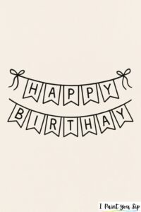 17 Birthday Card Drawing Ideas That’ll Make Anyone Smile | I Paint You Sip