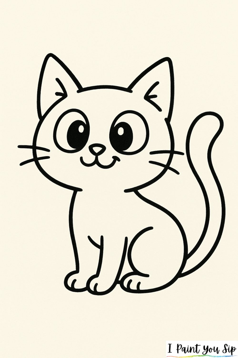 19 Cute and Easy Cat Drawing Ideas | I Paint You Sip