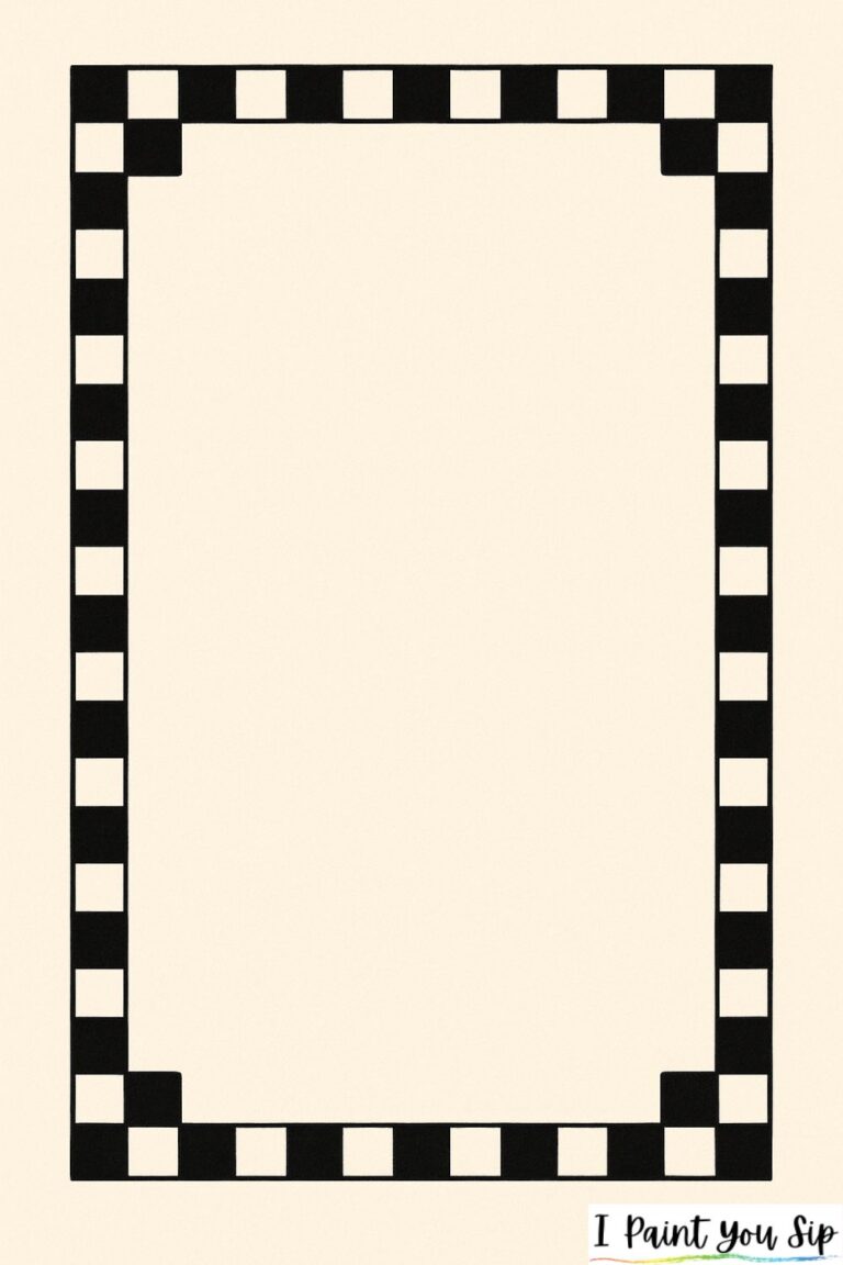 17 Border Drawing Ideas to Frame Your Creativity | I Paint You Sip