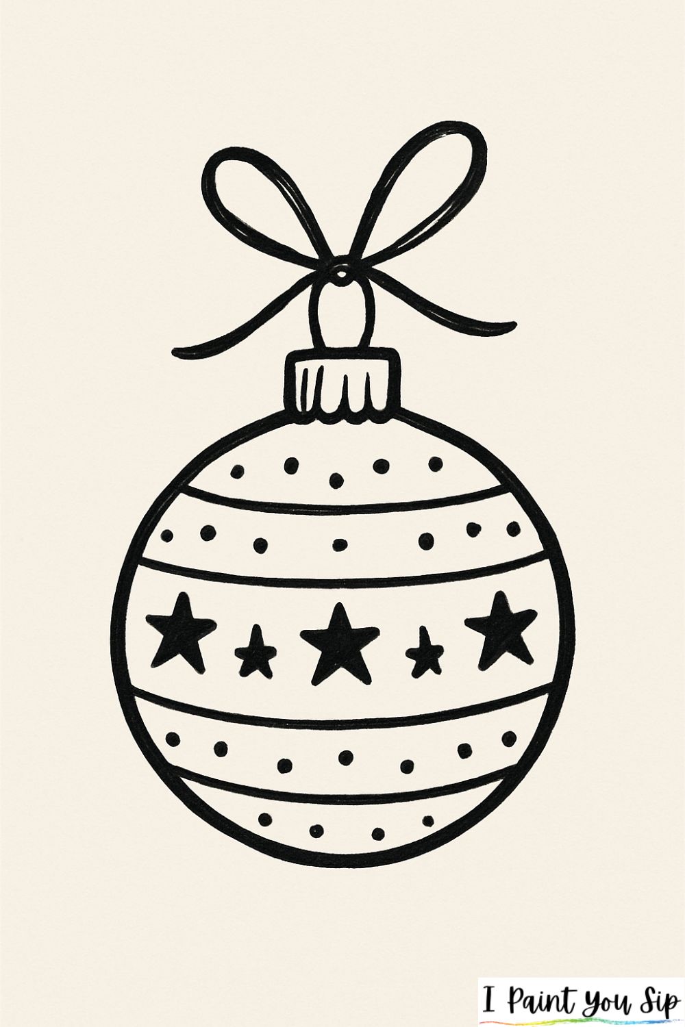 19 Ornament Drawing Ideas That Spark Holiday Joy | I Paint You Sip