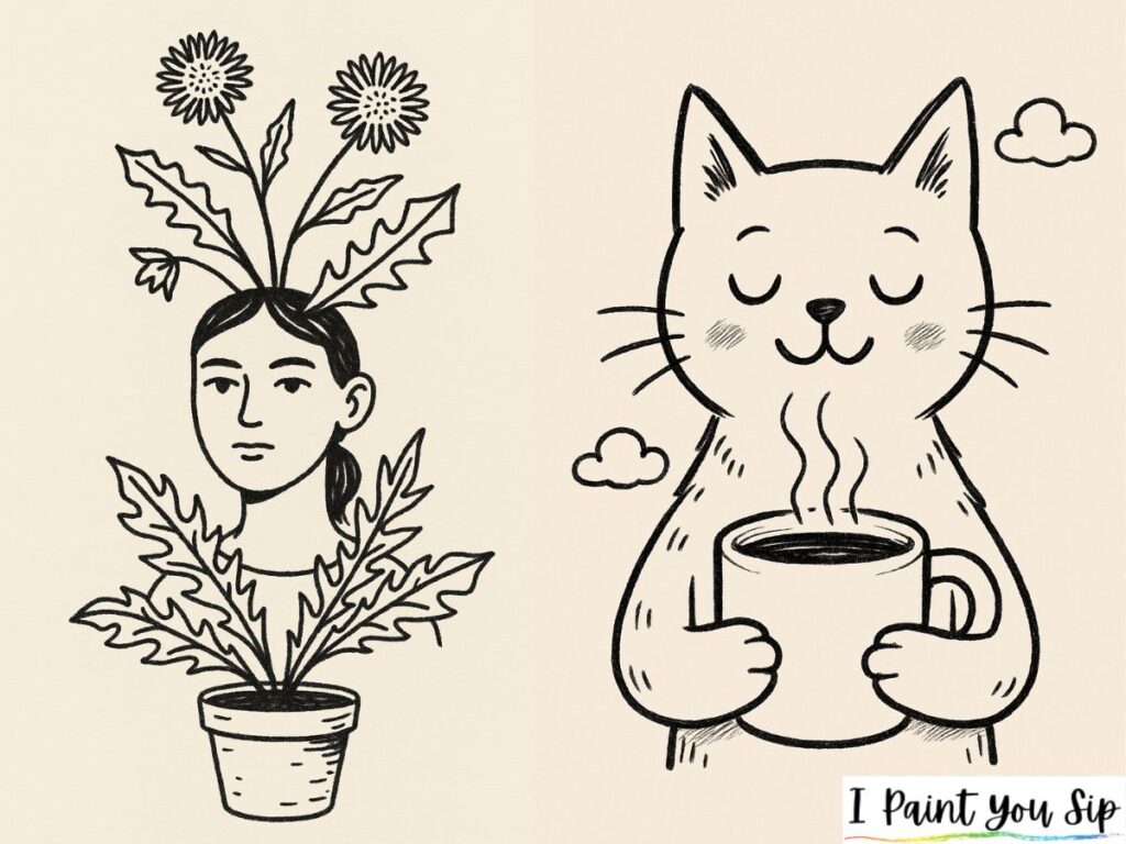 17 Cool and Unique Drawing Ideas to Spark Your Creativity | I Paint You Sip