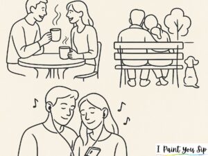 17 Couple Drawing Ideas to Celebrate Love, Friendship, and Connection ...