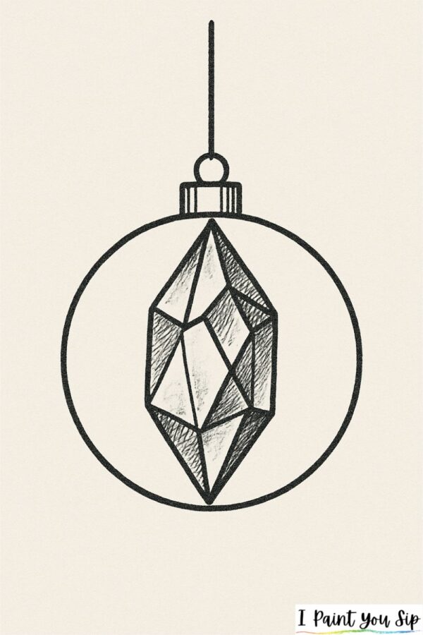 19 Ornament Drawing Ideas That Spark Holiday Joy | I Paint You Sip