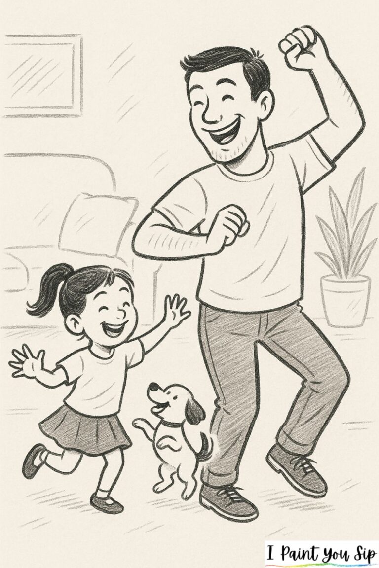 19 Heartwarming Father-Daughter Drawing Ideas to Celebrate Your Bond ...