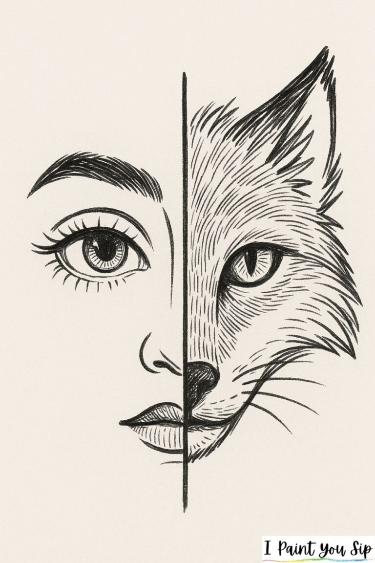 17 Therian Drawing Ideas to Express Your Inner Animal | I Paint You Sip
