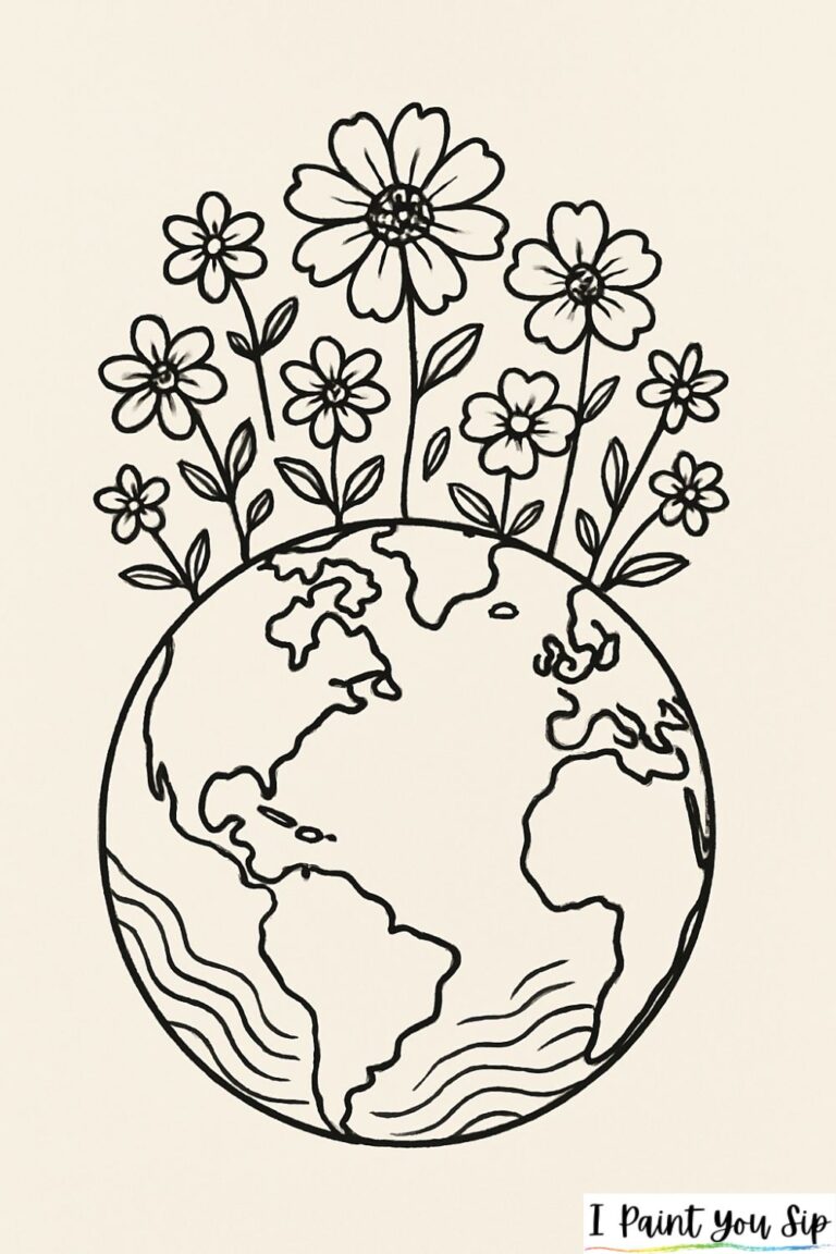 17 Earth Day Drawing Ideas to Celebrate Our Beautiful Planet | I Paint ...