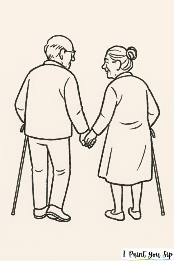 17 Couple Drawing Ideas to Celebrate Love, Friendship, and Connection ...