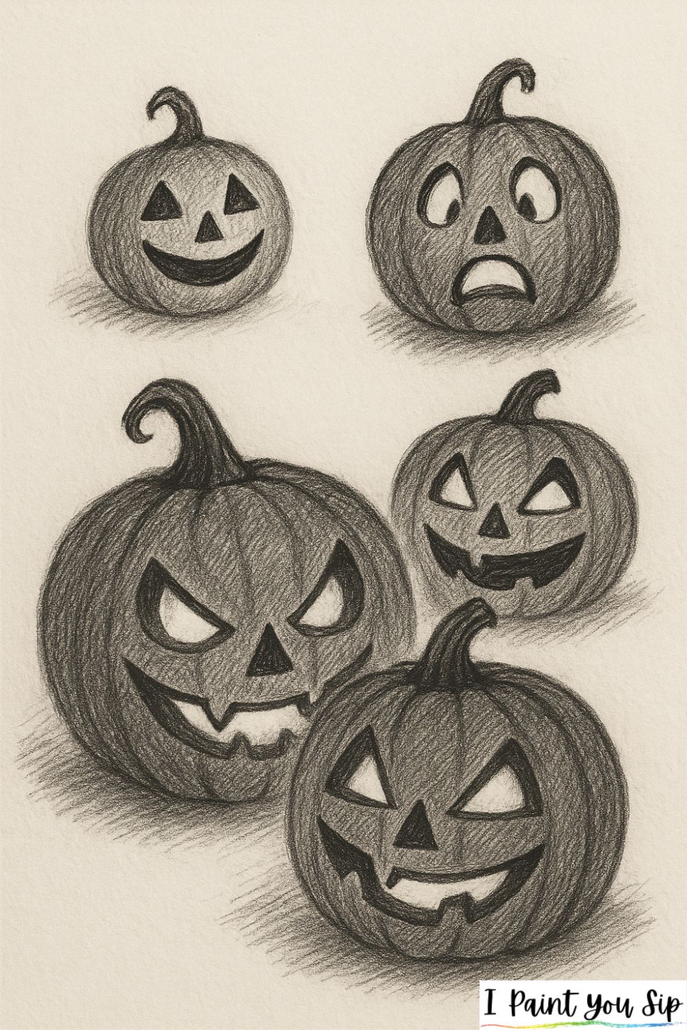 17 Spooky & Fun Horror Drawing Ideas for Beginners | I Paint You Sip