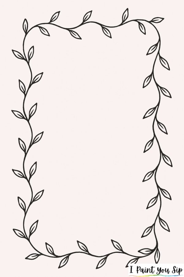 17 Border Drawing Ideas to Frame Your Creativity | I Paint You Sip