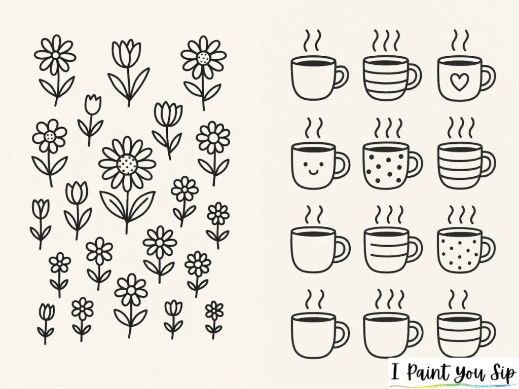 15 Little Drawing Ideas That Spark Big Creativity | I Paint You Sip