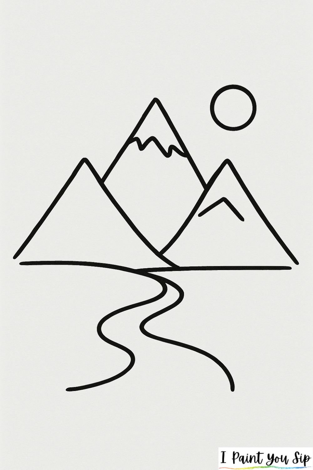 19 Outline Drawing Ideas That Anyone Can Try | I Paint You Sip