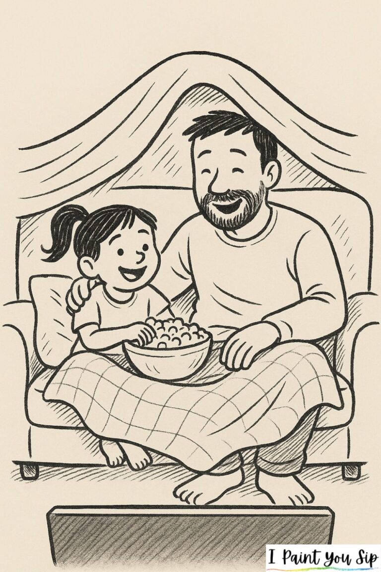 19 Heartwarming Father-Daughter Drawing Ideas to Celebrate Your Bond ...