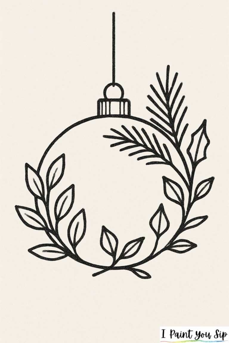 19 Ornament Drawing Ideas That Spark Holiday Joy | I Paint You Sip
