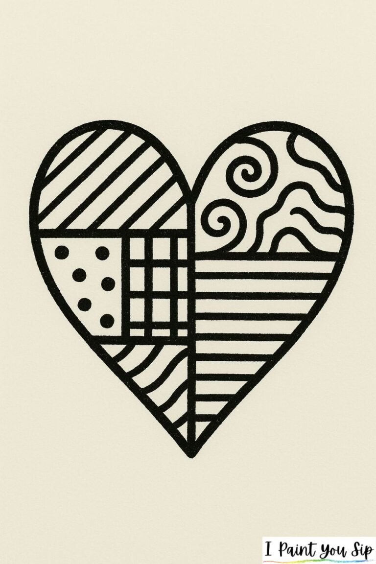 17 Heart Drawing Ideas That Will Steal Yours | I Paint You Sip