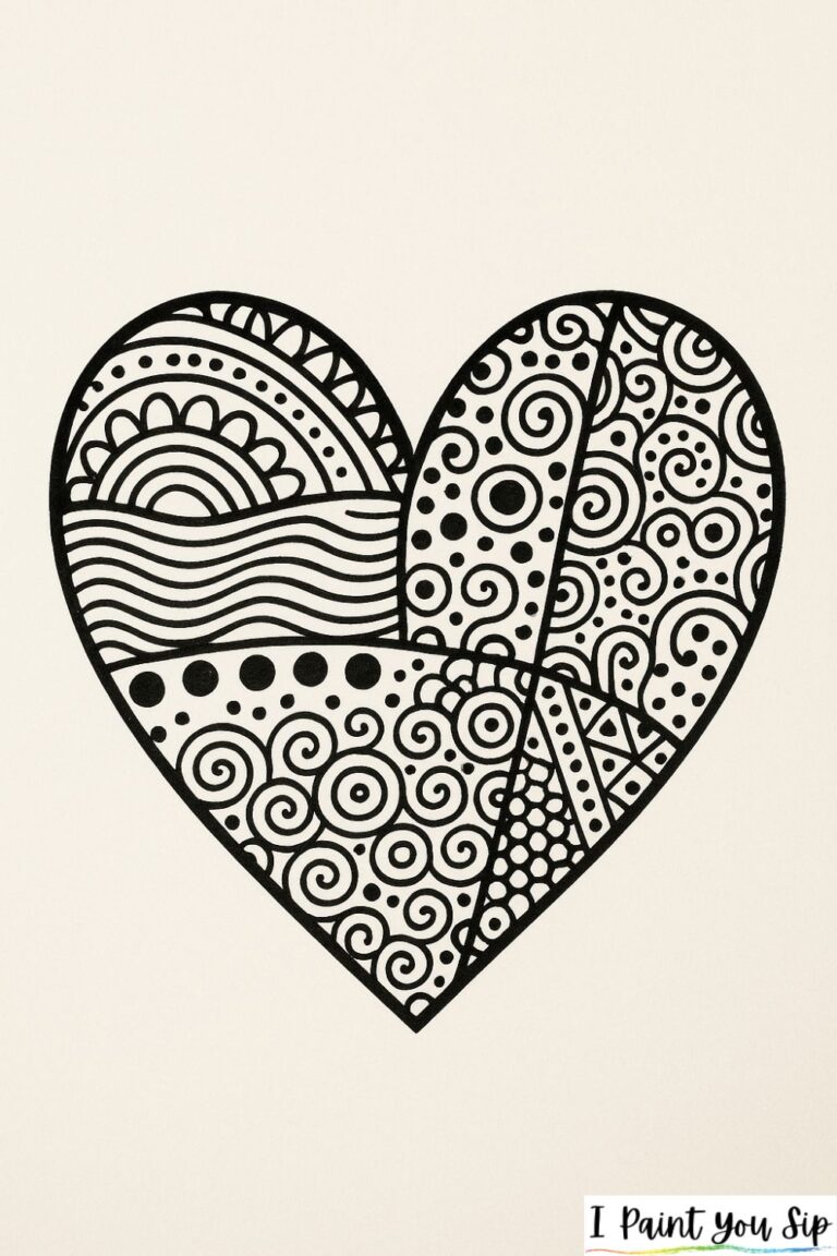 17 Heart Drawing Ideas That Will Steal Yours | I Paint You Sip