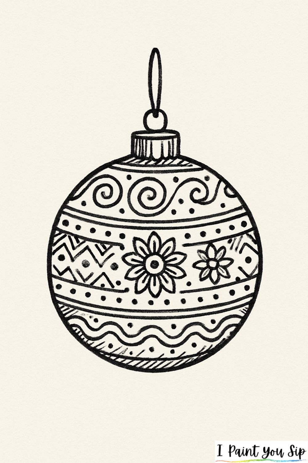 19 Ornament Drawing Ideas That Spark Holiday Joy | I Paint You Sip