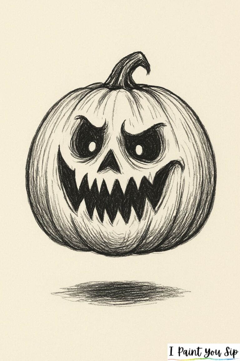 19 Spooky & Fun Scary Drawing Ideas (That Anyone Can Try!) | I Paint ...
