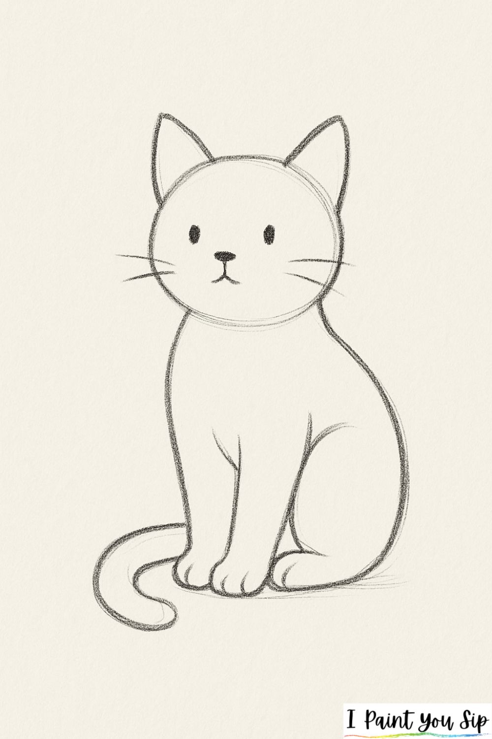 19 Cute and Easy Cat Drawing Ideas | I Paint You Sip