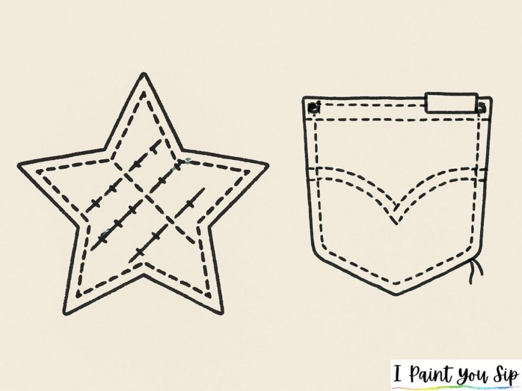 19 Stitch Drawing Ideas That Anyone Can Try | I Paint You Sip