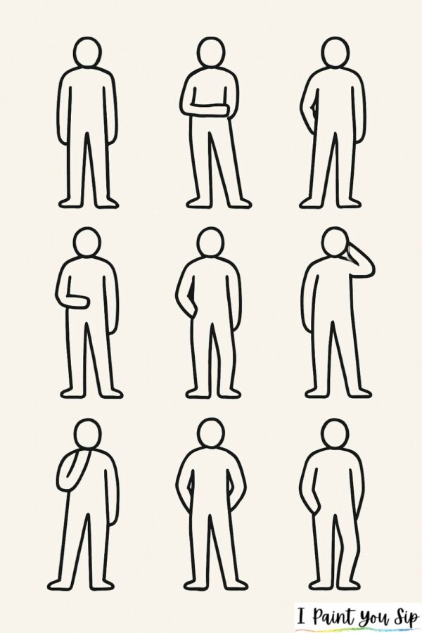 17 Fun and Easy Drawing Pose Ideas to Spark Your Creativity | I Paint ...