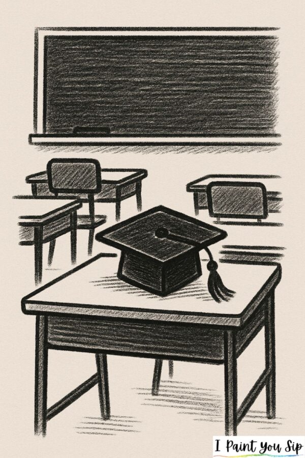 19 Graduation Drawing Ideas to Celebrate New Beginnings | I Paint You Sip