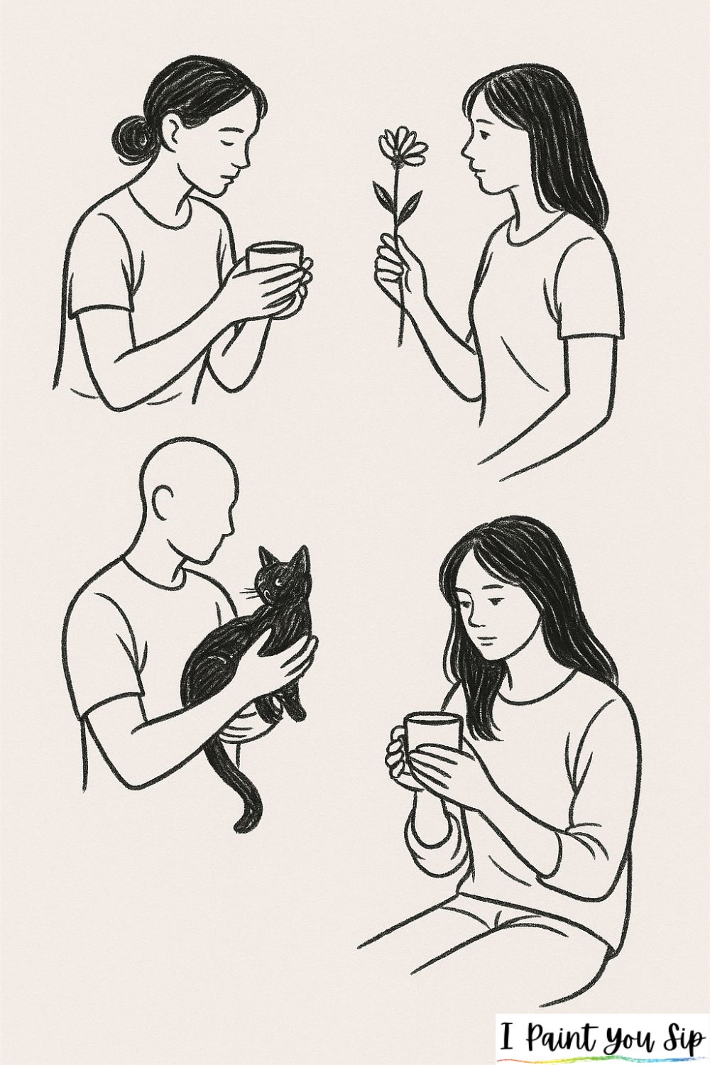 17 Fun and Easy Drawing Pose Ideas to Spark Your Creativity | I Paint ...