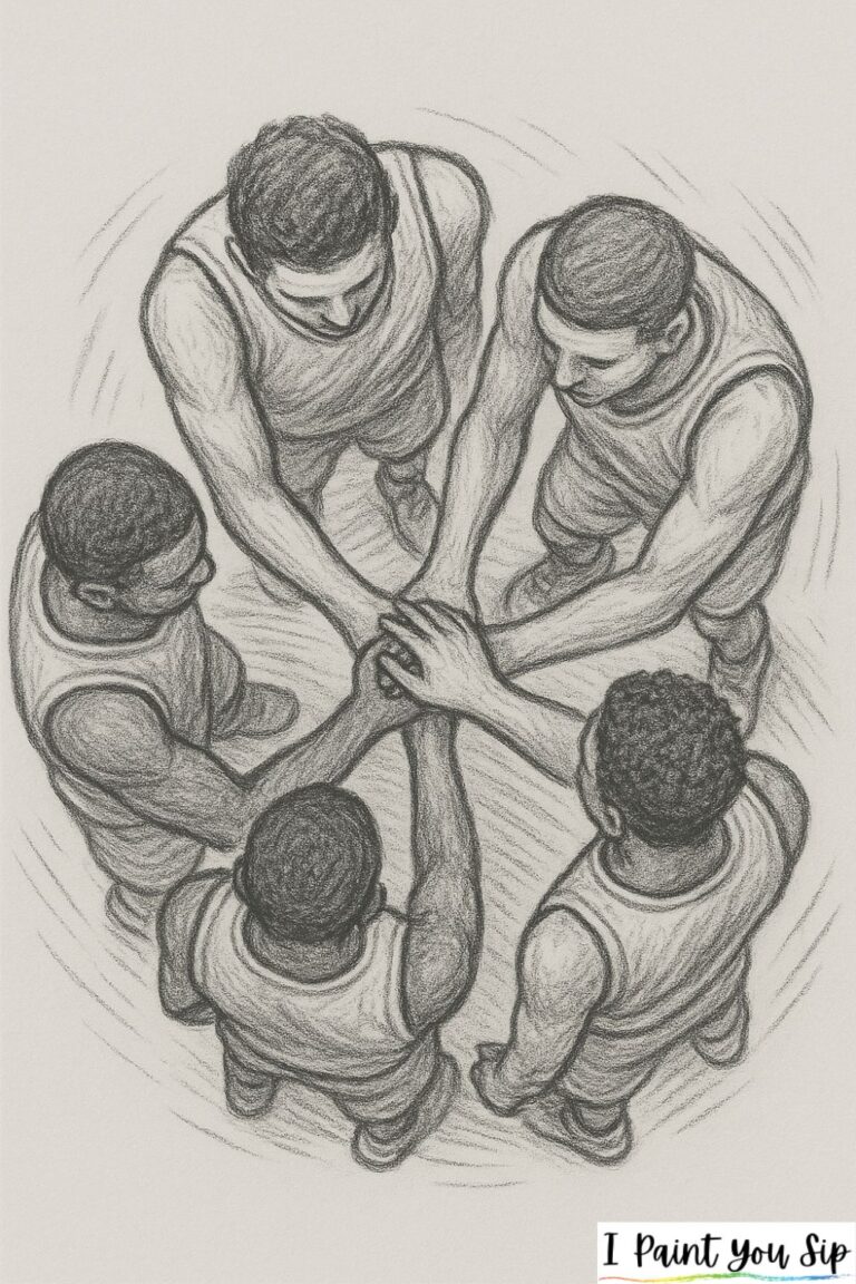 15 Fun Basketball Drawing Ideas Anyone Can Try | I Paint You Sip