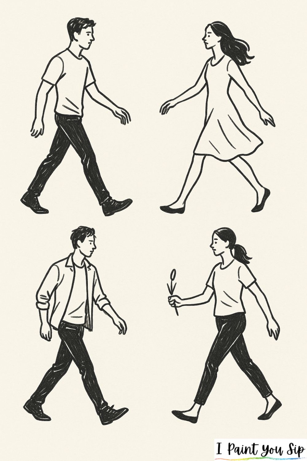 17 Fun and Easy Drawing Pose Ideas to Spark Your Creativity | I Paint ...