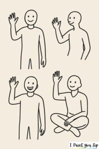 17 Fun and Easy Drawing Pose Ideas to Spark Your Creativity | I Paint ...