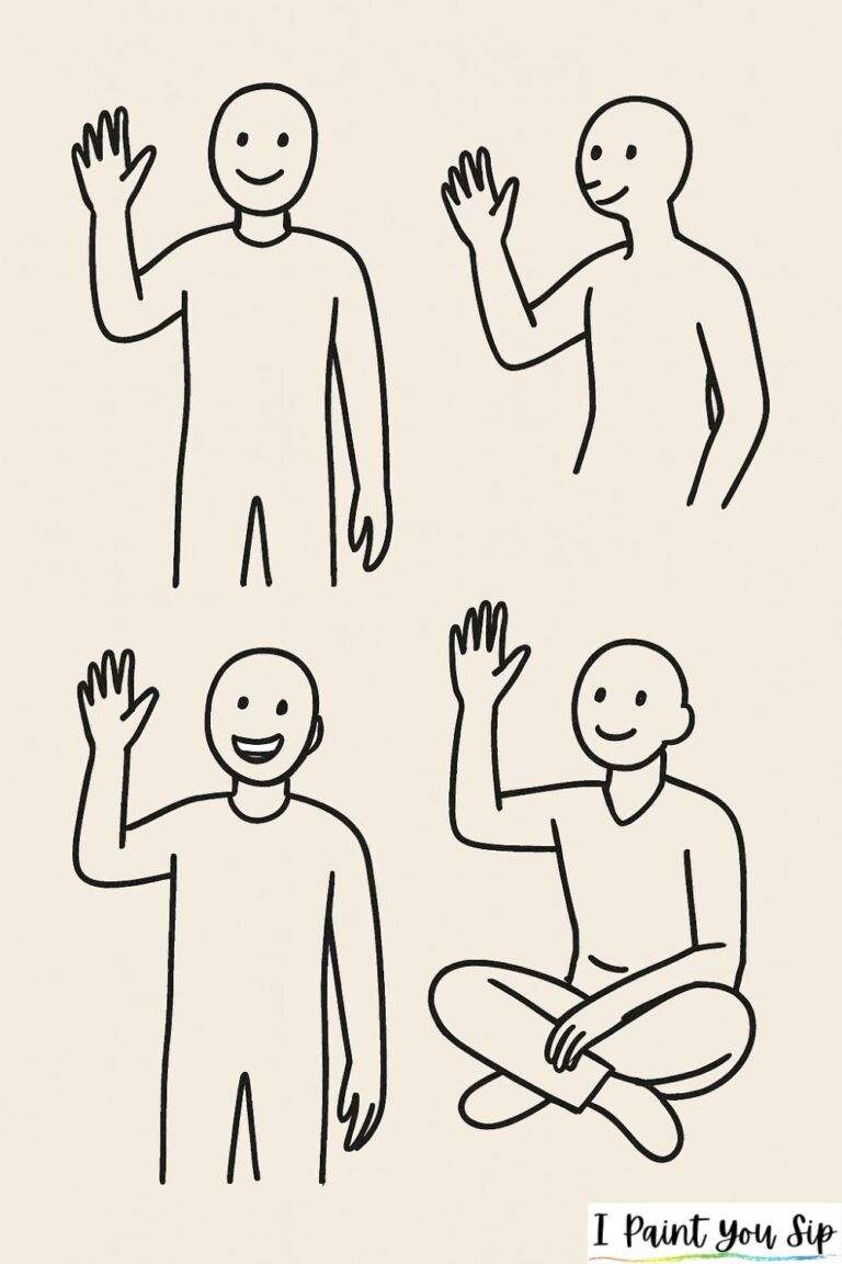 17 Fun and Easy Drawing Pose Ideas to Spark Your Creativity | I Paint ...