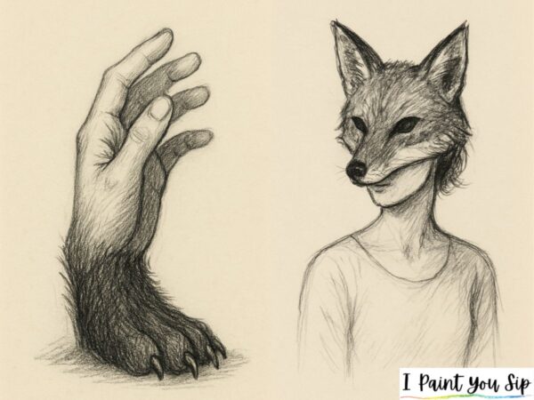 17 Therian Drawing Ideas to Express Your Inner Animal | I Paint You Sip