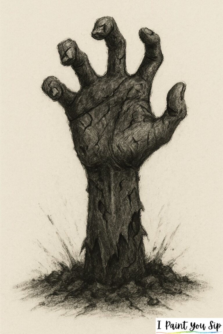 17 Spooky & Fun Horror Drawing Ideas for Beginners | I Paint You Sip