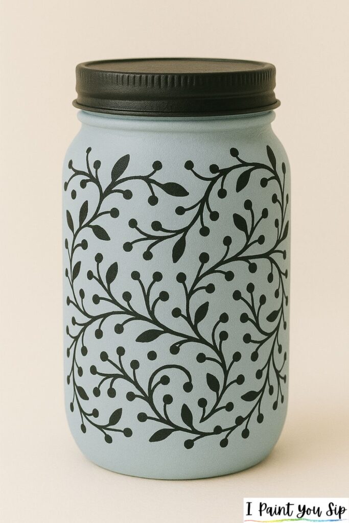 23 Delightfully Fresh Jar Painting Ideas Anyone Can Try | I Paint You Sip
