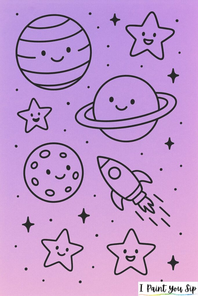 19 Playful Cartoon Painting Ideas Anyone Can Try | I Paint You Sip