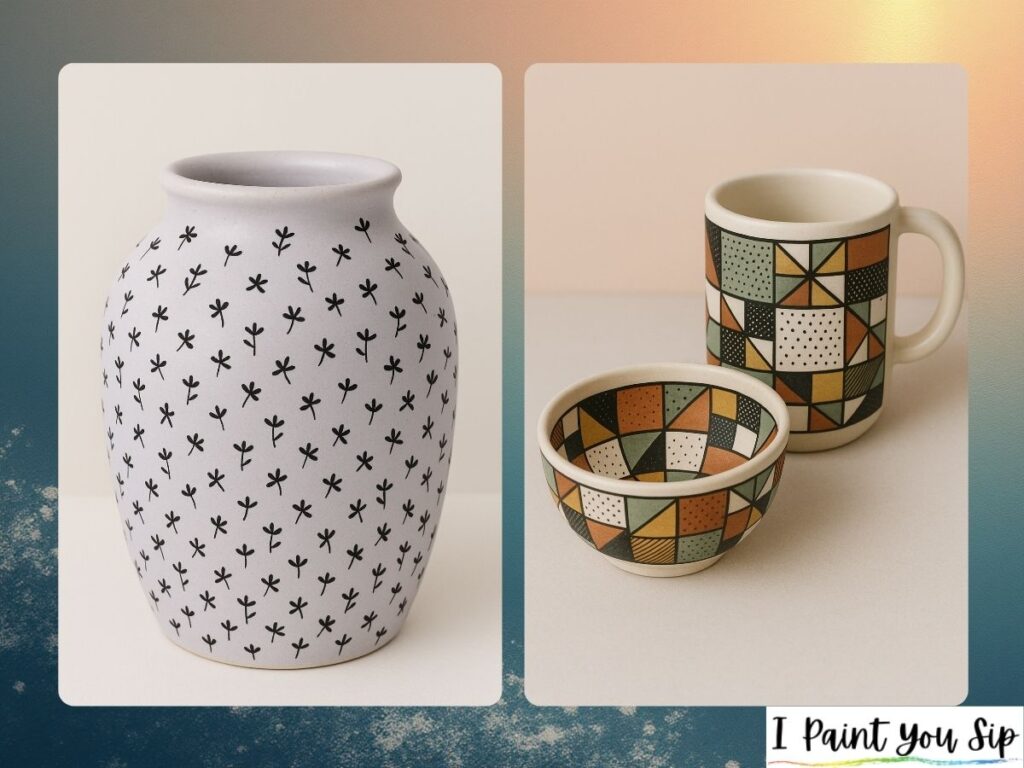 19 Ceramic Painting Ideas You’ll Want to Try This Weekend | I Paint You Sip