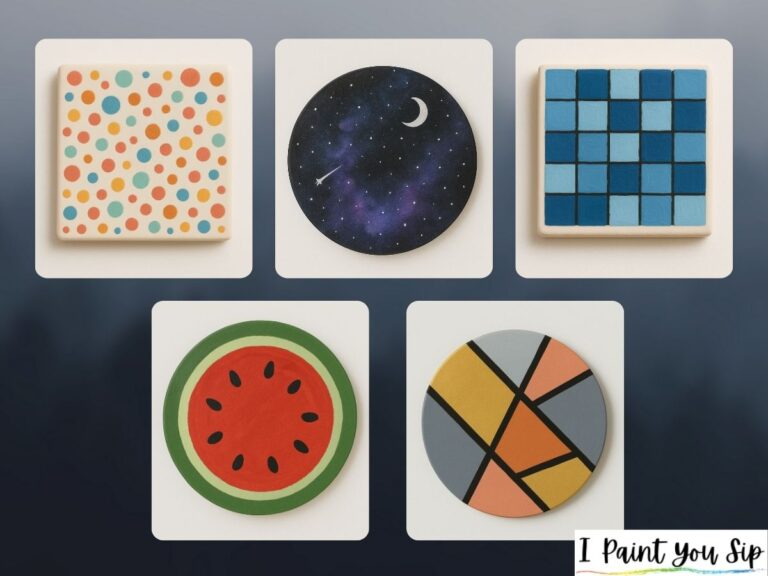 15 Creative Coaster Painting Ideas to Brighten Your Home | I Paint You Sip