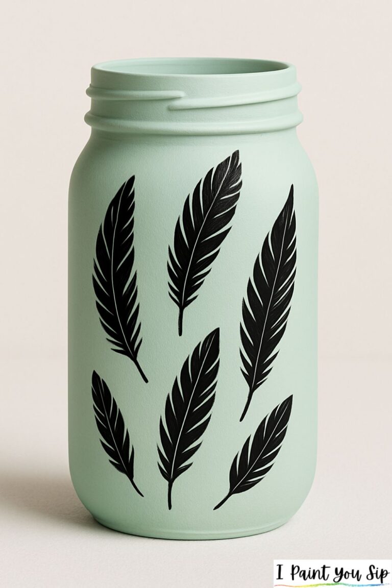 23 Delightfully Fresh Jar Painting Ideas Anyone Can Try | I Paint You Sip