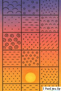 17 Dreamy Sunset Painting Ideas You’ve Never Tried Before | I Paint You Sip