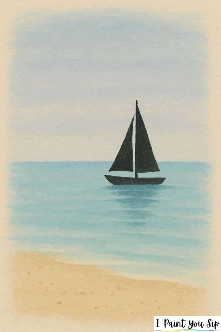 17 Relaxing Beach Painting Ideas | I Paint You Sip