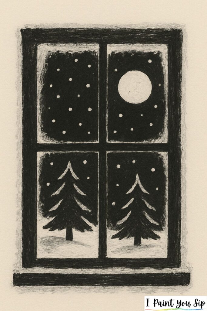 21 Cozy Winter Painting Ideas to Warm Up Your Creativity | I Paint You Sip