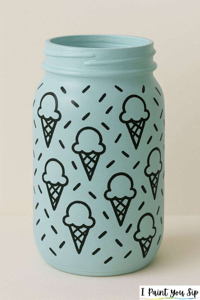 23 Delightfully Fresh Jar Painting Ideas Anyone Can Try | I Paint You Sip