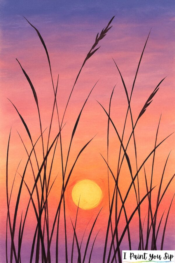 17 Dreamy Sunset Painting Ideas You’ve Never Tried Before | I Paint You Sip