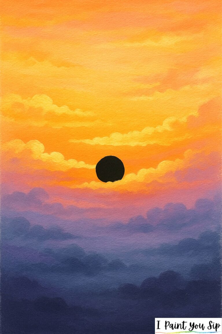 17 Dreamy Sunset Painting Ideas You’ve Never Tried Before | I Paint You Sip