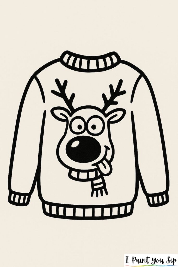 17 Ugly Sweater Drawing Ideas That Make “Bad” Look Brilliant | I Paint ...